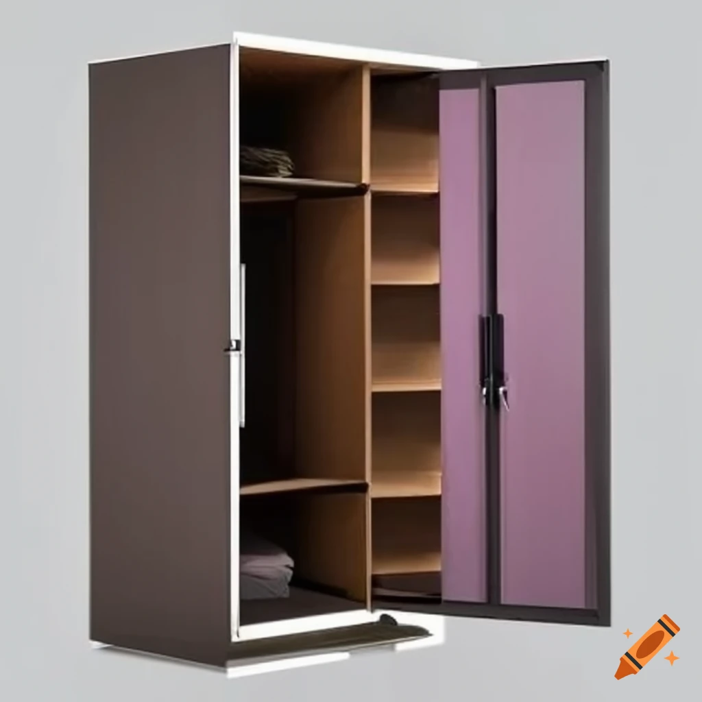 Angled cuboid wardrobe design on Craiyon