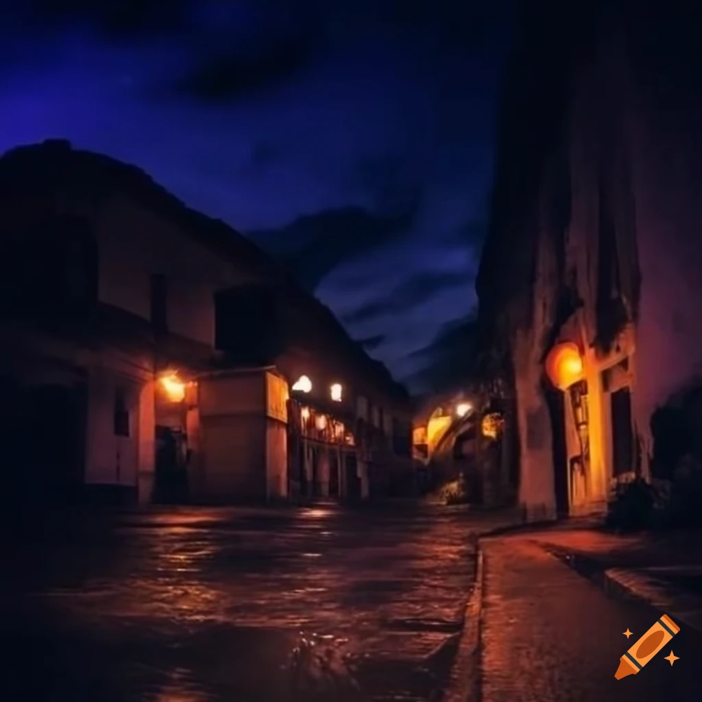 Fotografías de las calles de mérida venezuela de noche on Craiyon
