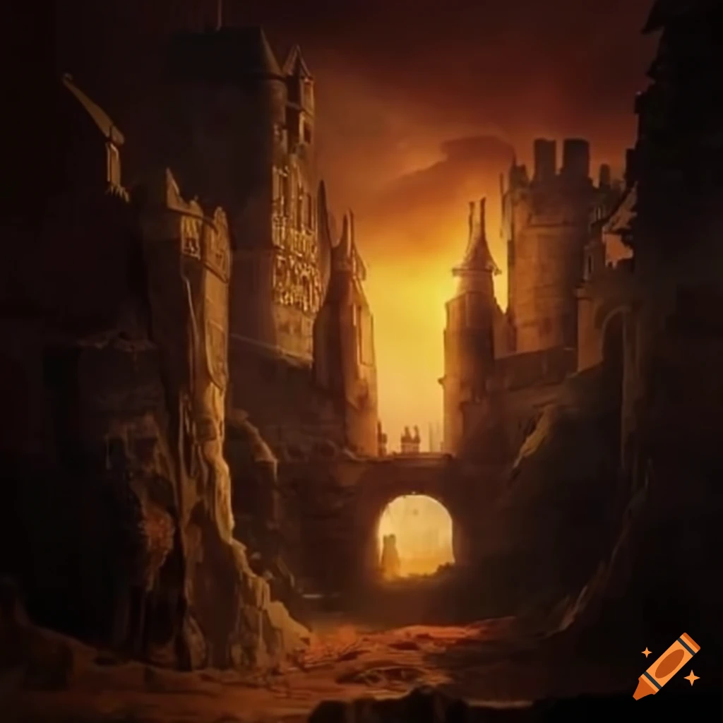 Futuristic castle in the year 7000 ad on Craiyon