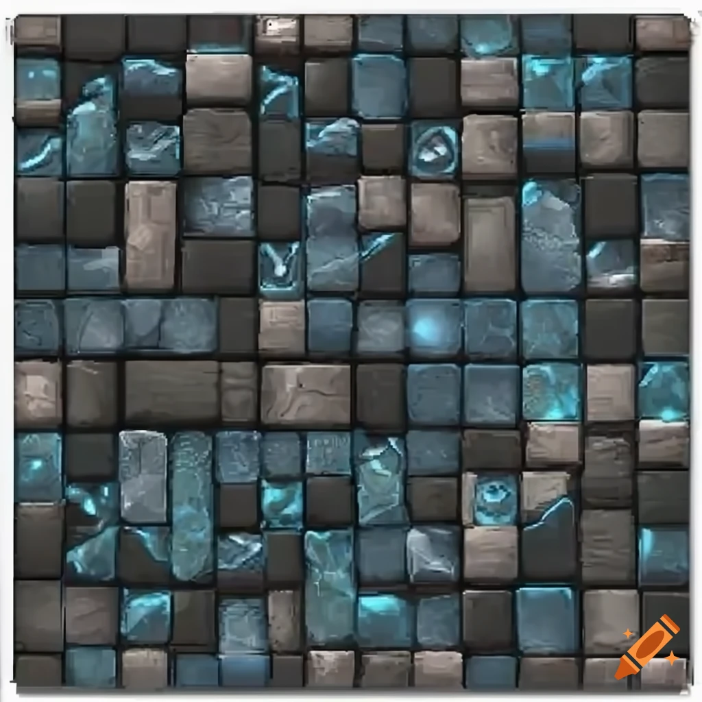 Realistic stone tiles in Metroid Zero Mission game on Craiyon