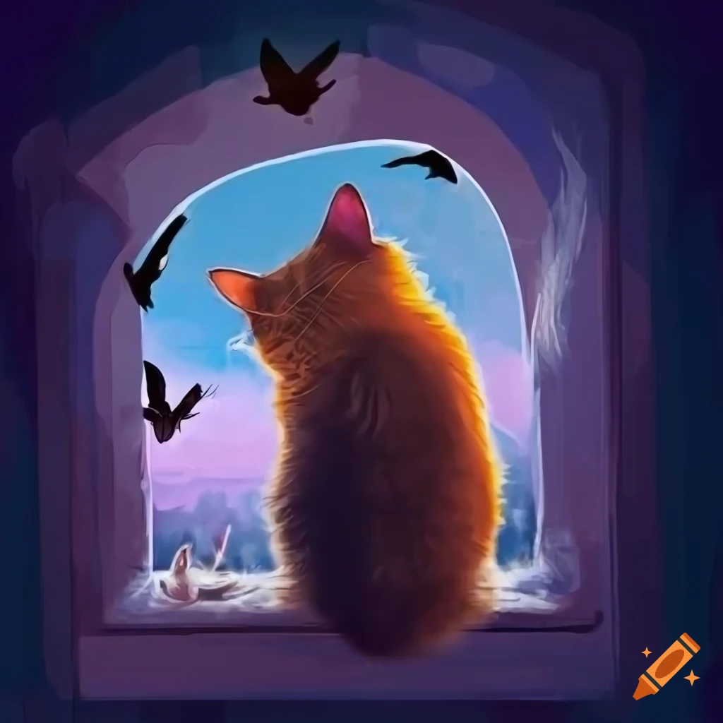 Luna the cat exploring the attic and finding a mysterious doorway on ...