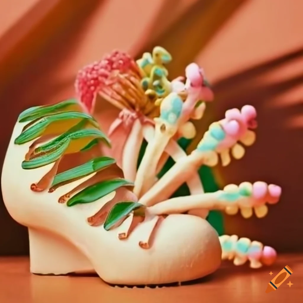 Image of a cauliflower in its shoes on Craiyon