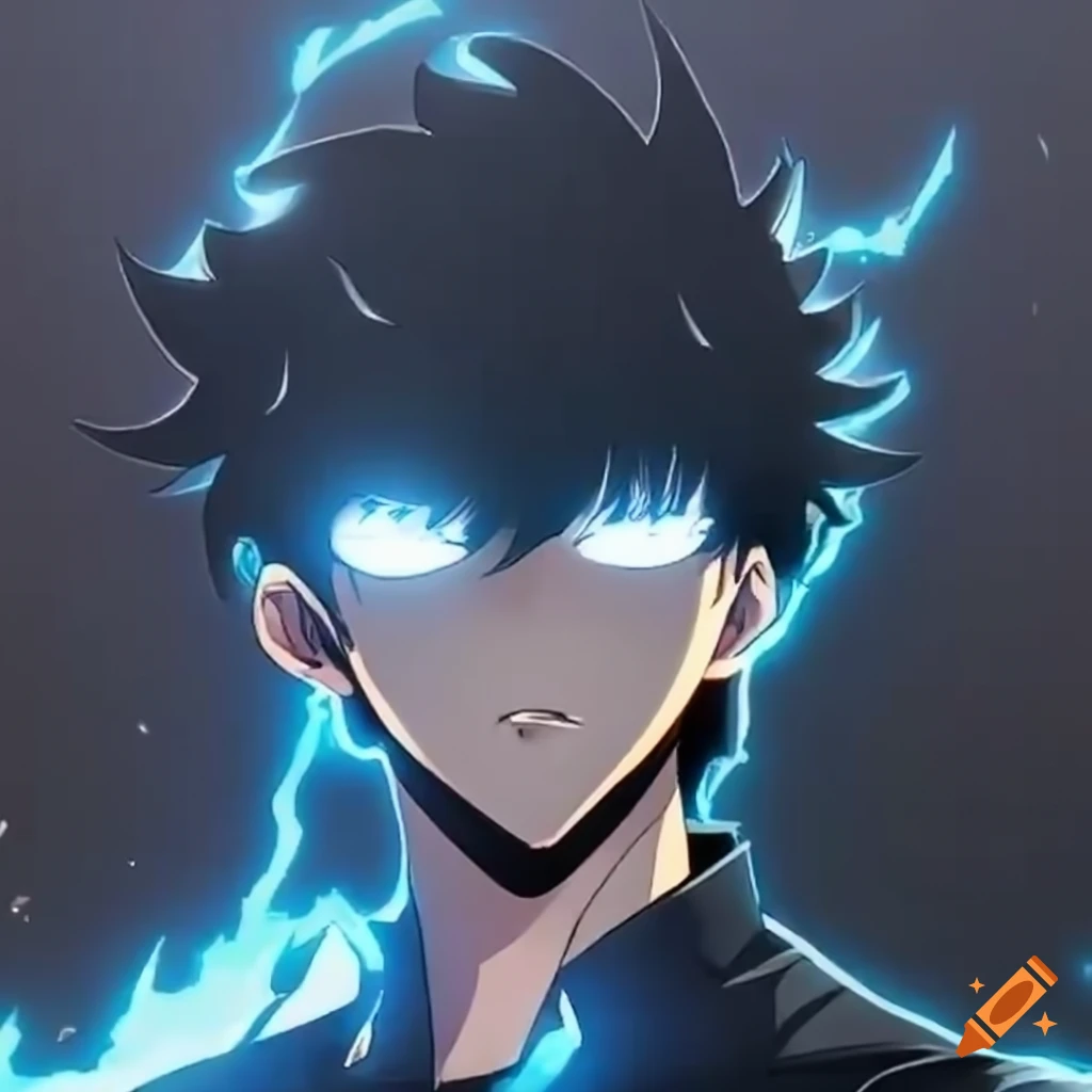 Cover of solo leveling on Craiyon