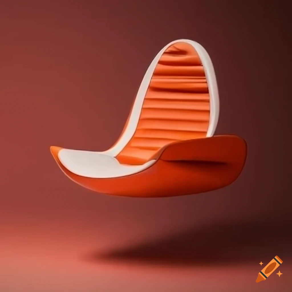 Unique chair design in the shape of an airplane