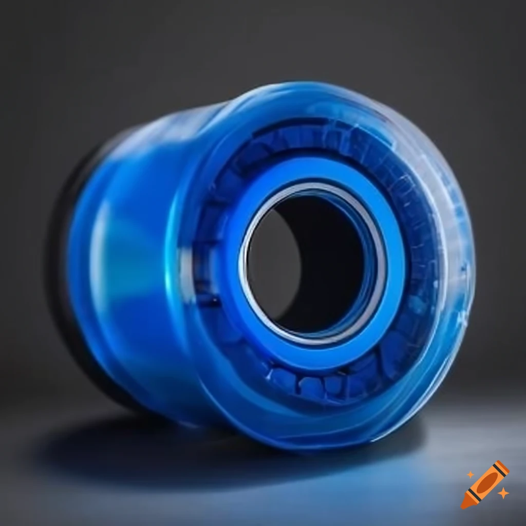 Translucent blue plastic bmw luxury car