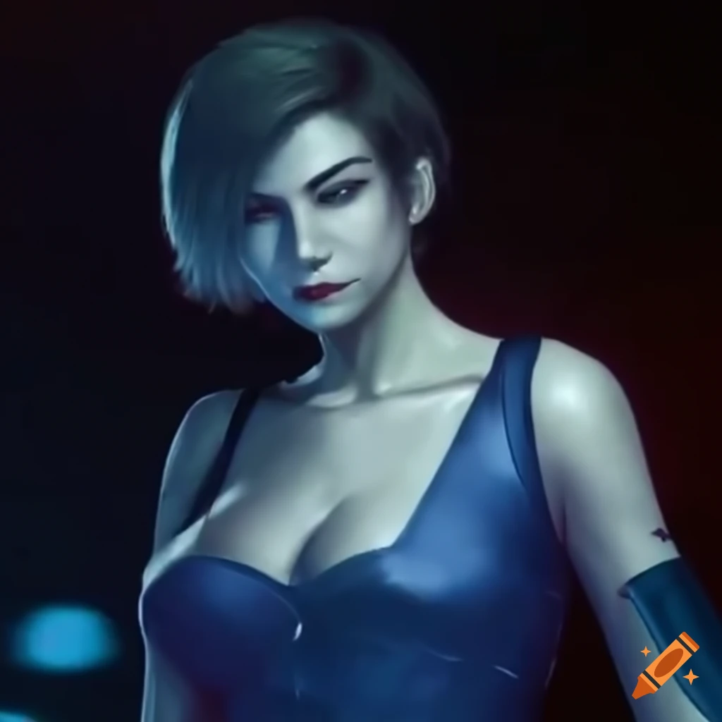 Girl like jill valentine from resident evil 2 remake on Craiyon