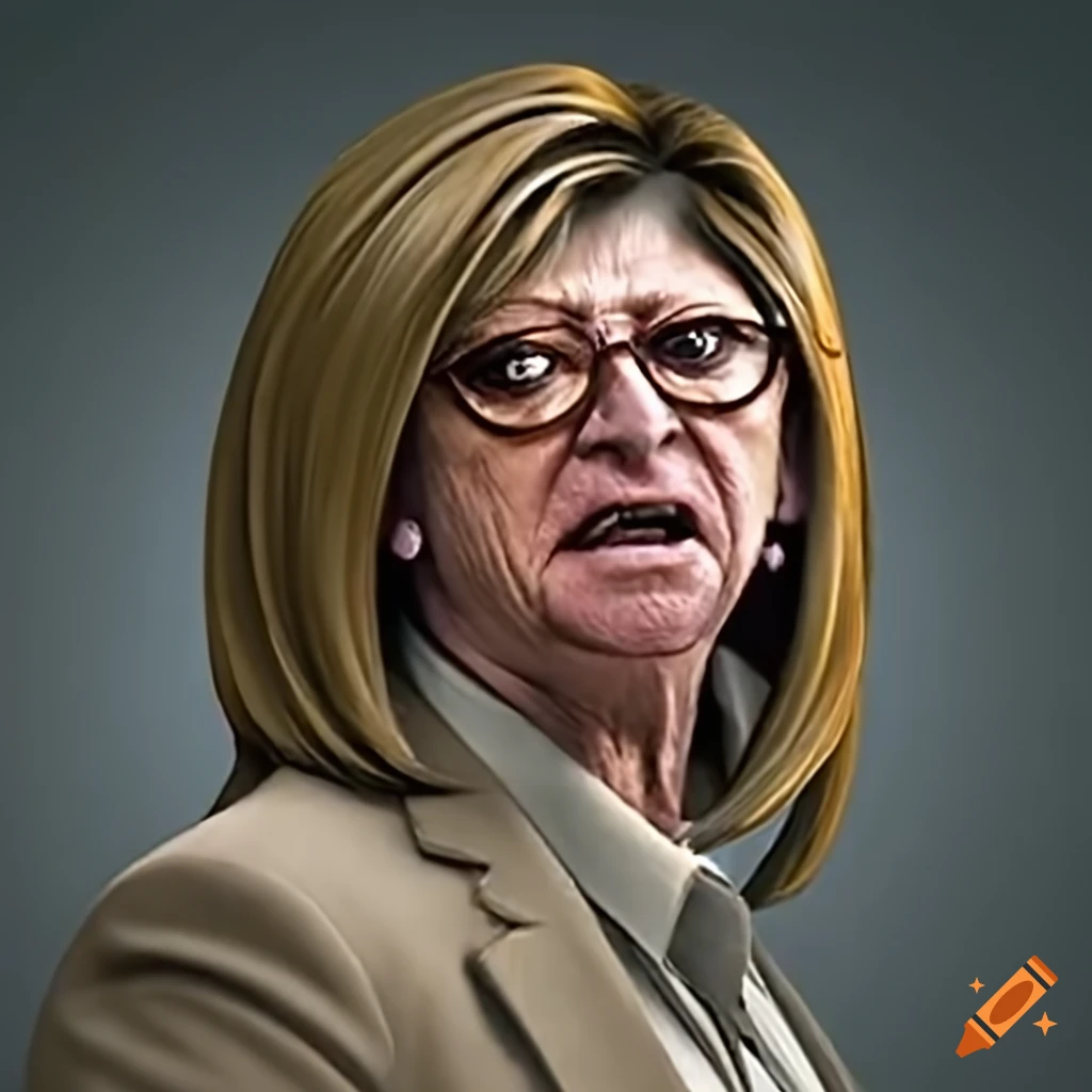 Photorealistic photo of Maria Bartiromo on Fox News on Craiyon
