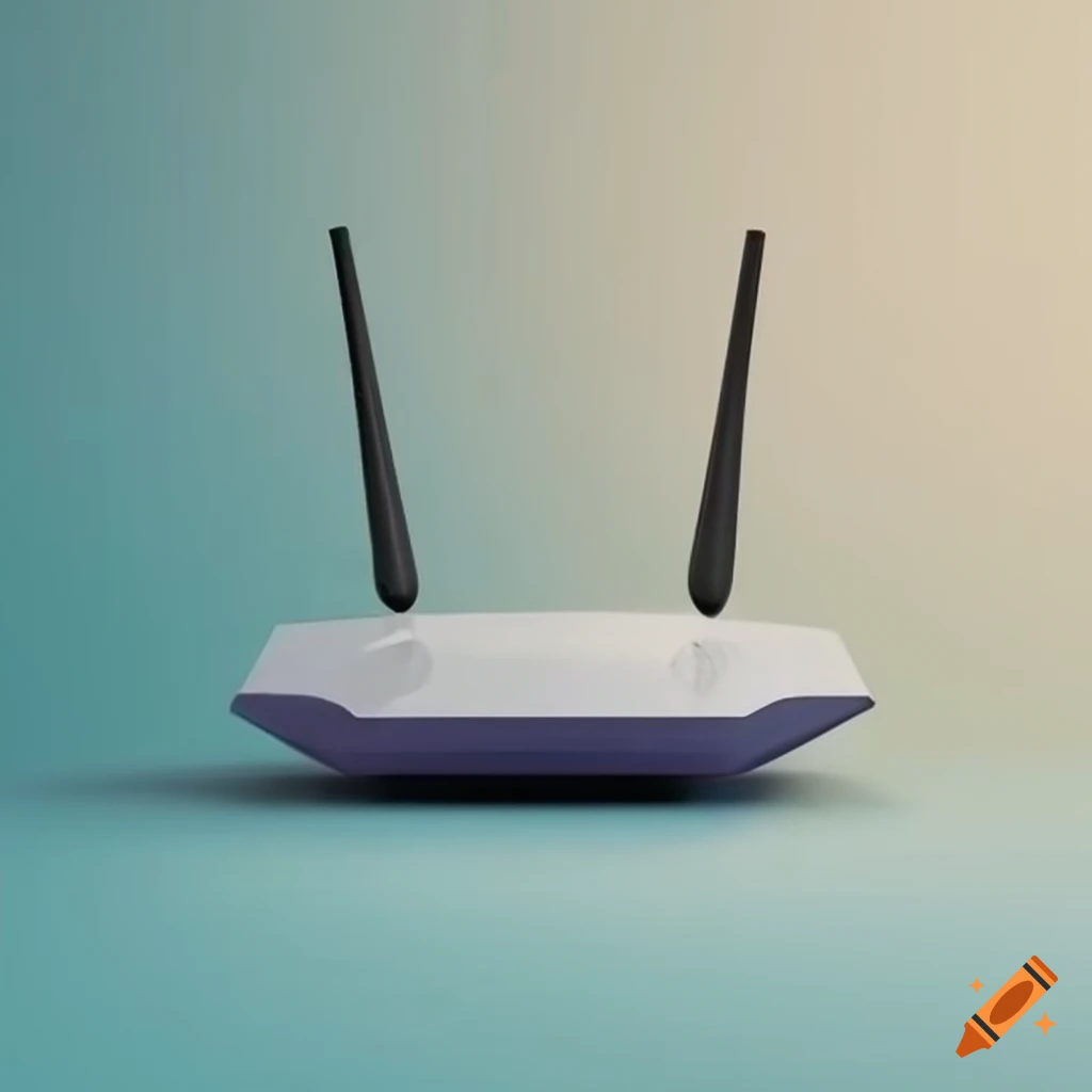 Magnetic wifi router on Craiyon