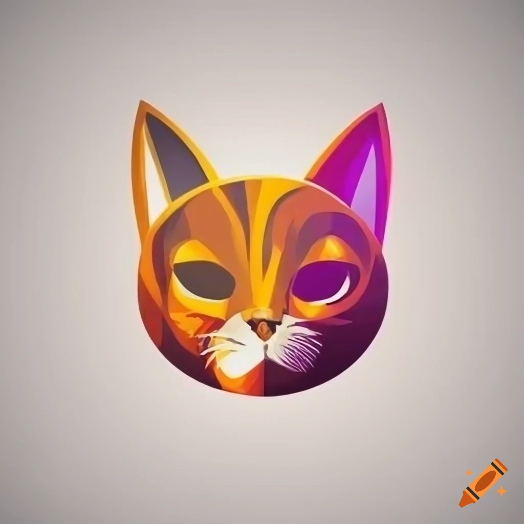 Logo featuring a cat