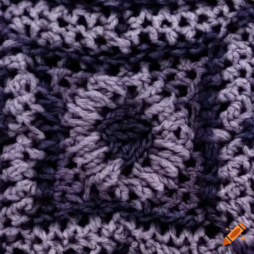 Granny square crochet pattern on Craiyon