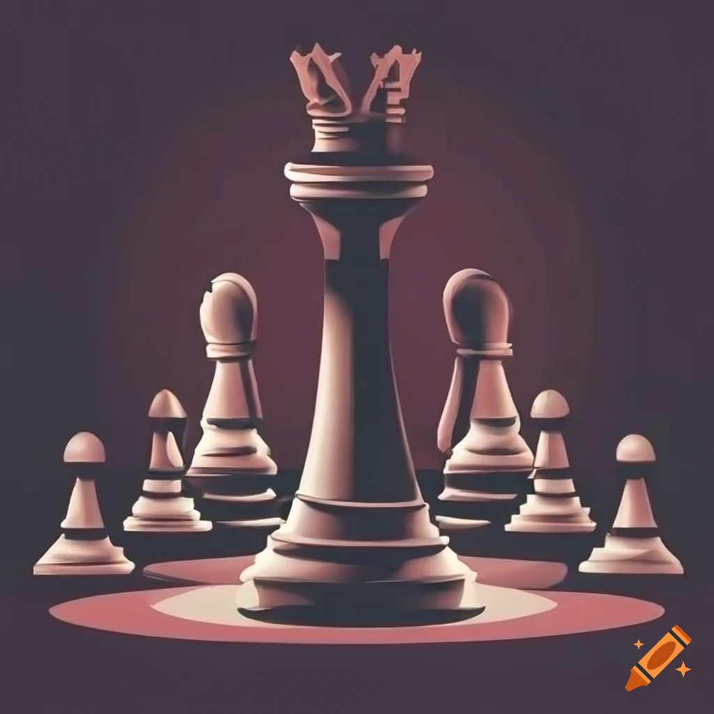 Chess game poster design