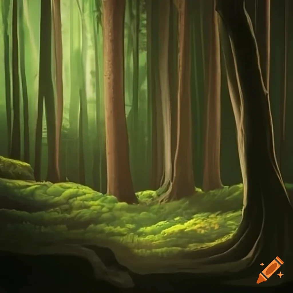 Photography of a bosque on Craiyon