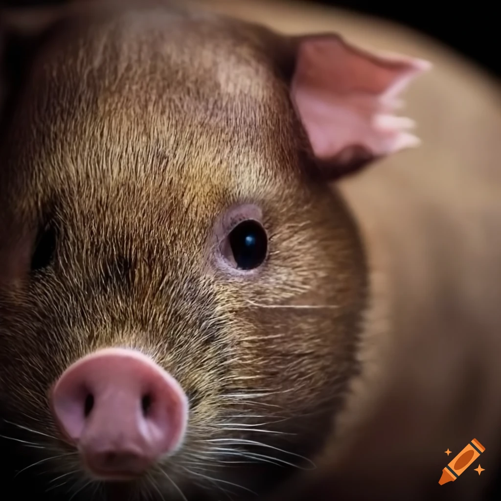 Hybrid duck and boar animal on Craiyon