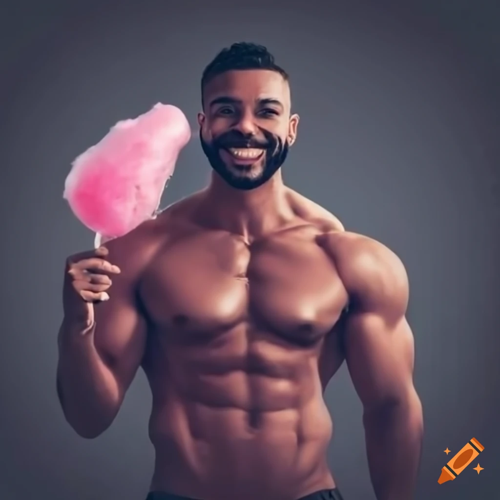 Man brushing teeth and holding phone on Craiyon