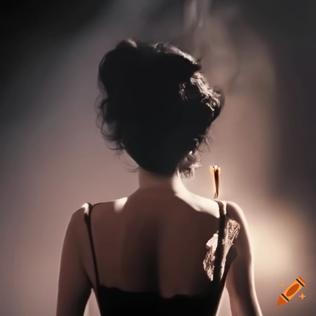 Smokey altar in church with Joan Collins in a bustier on Craiyon