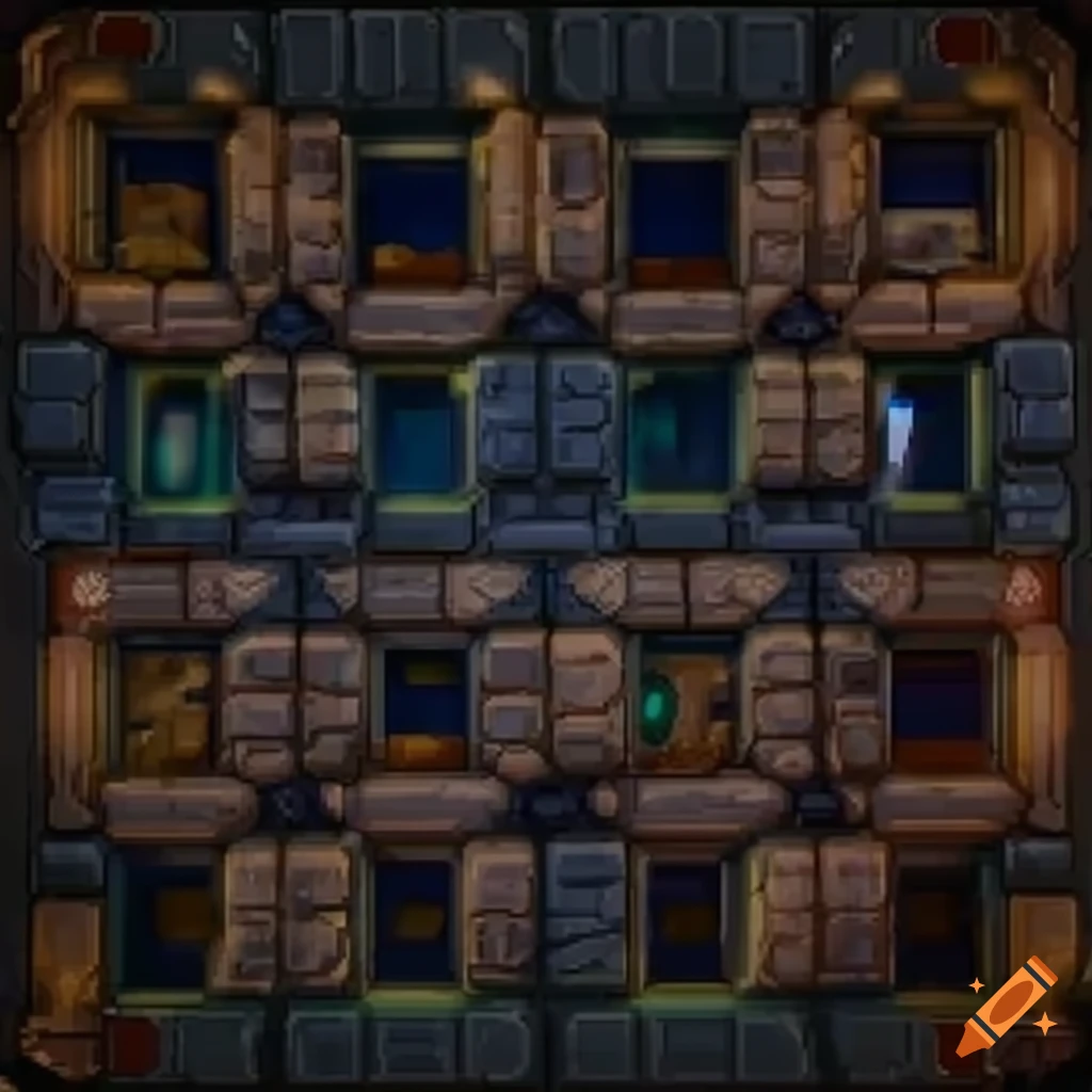 High-resolution realistic stone tiles from Metroid Zero Mission on Craiyon