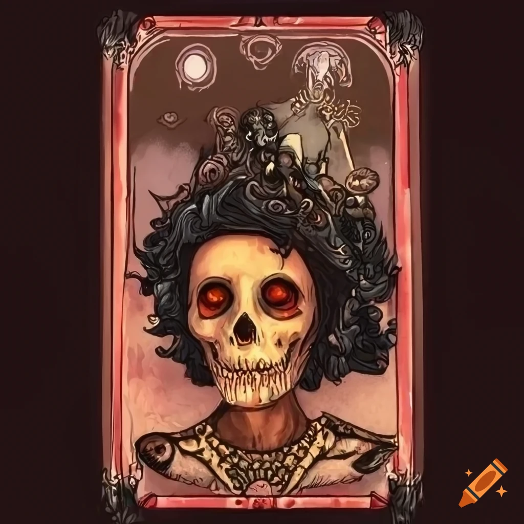 The world tarot card on Craiyon