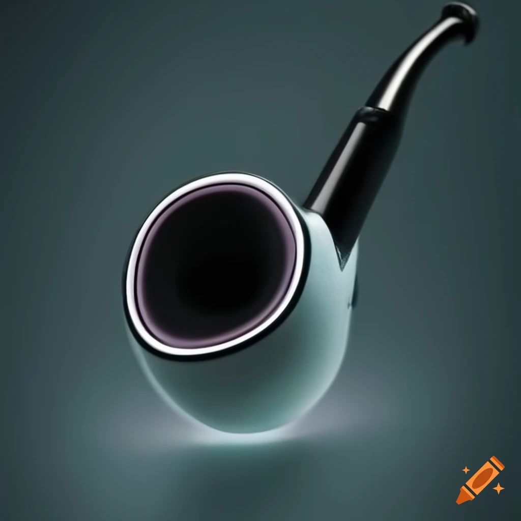 Fantasy tobacco pipe made with green old roots on Craiyon