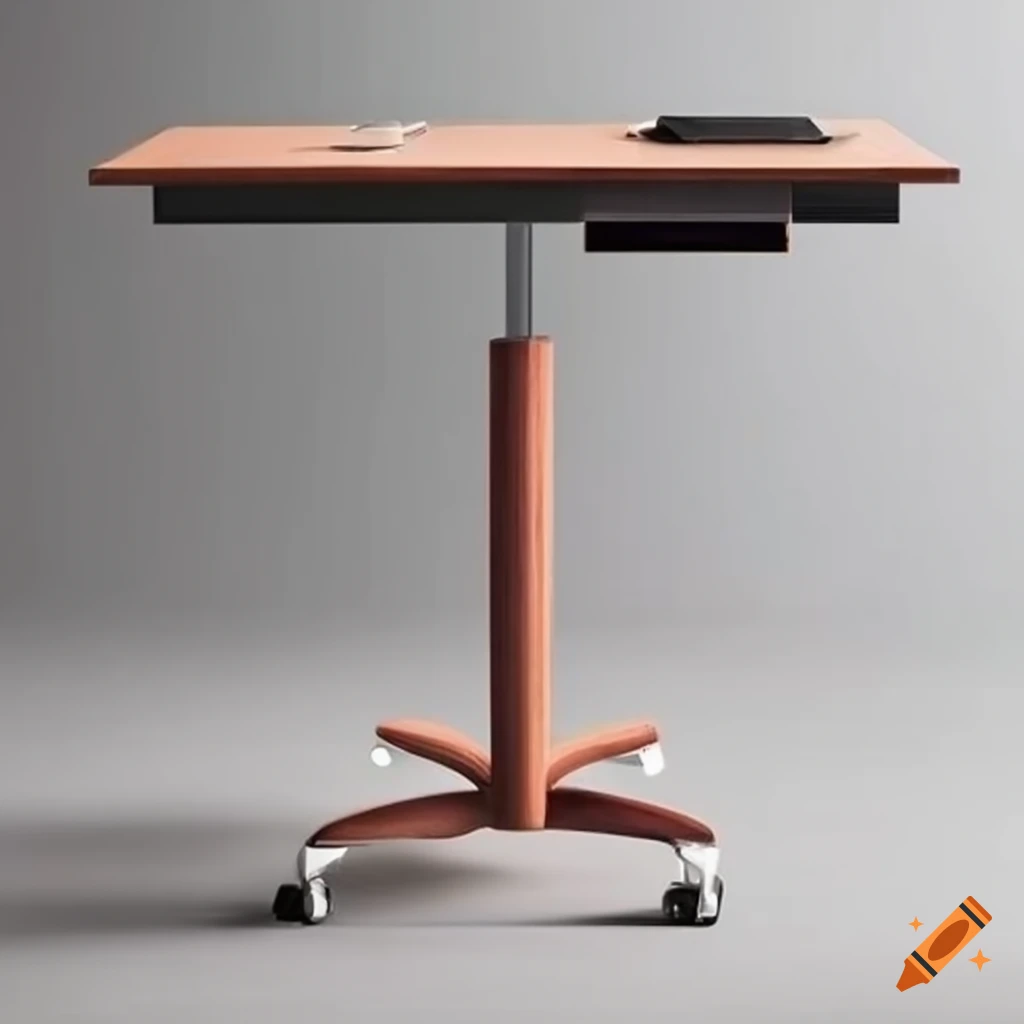 Modular and adjustable desk with velleda top