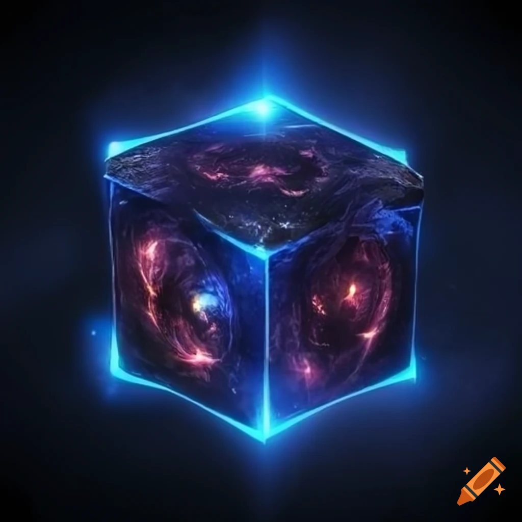 Image of a primordial dark cosmic cube