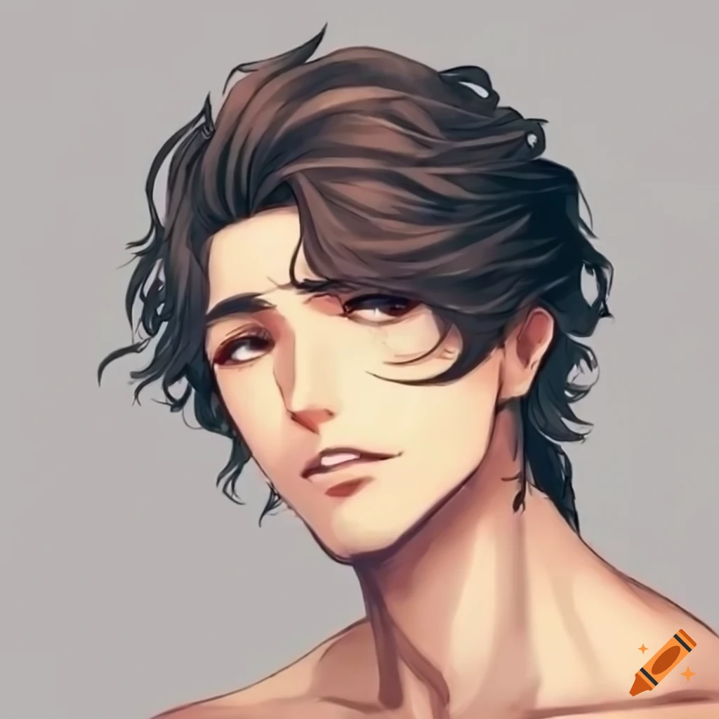 30-year-old anime character with latino features