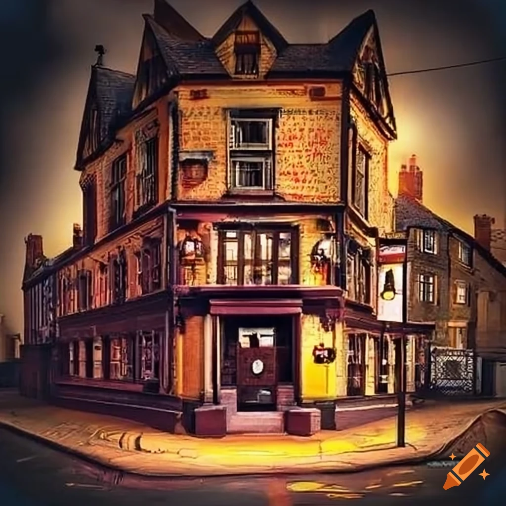 Sign of 'the crooked foof' pub