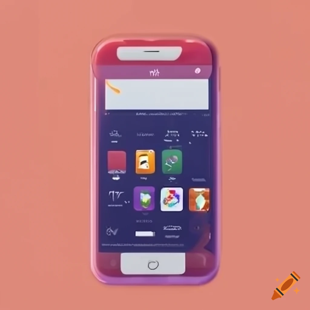 Student mobile app with marketplace and workshop features on Craiyon