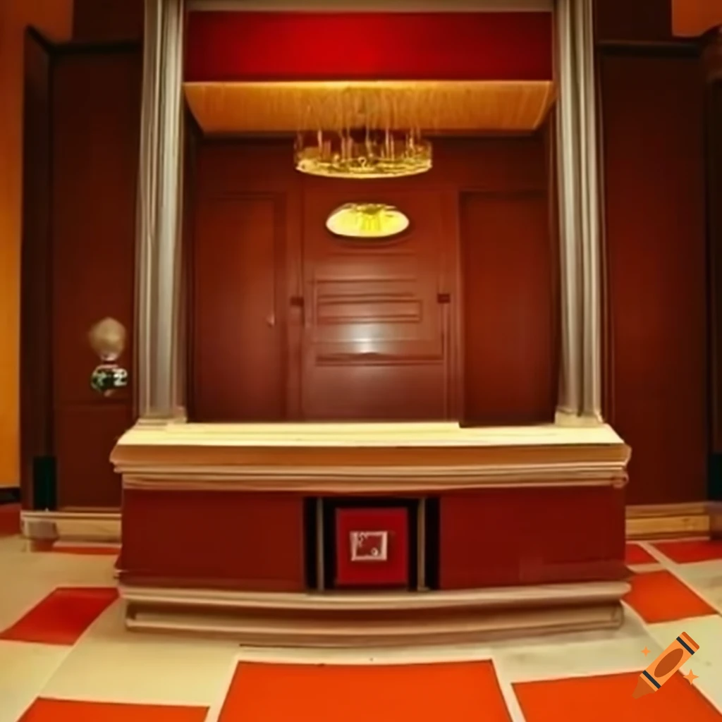 Modern bank building