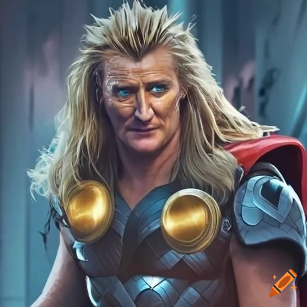 Image of rod stewart as thor on Craiyon