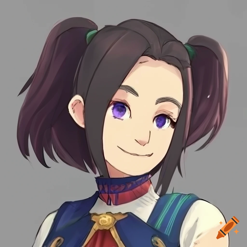 Waifu oc from ace attorney series on Craiyon