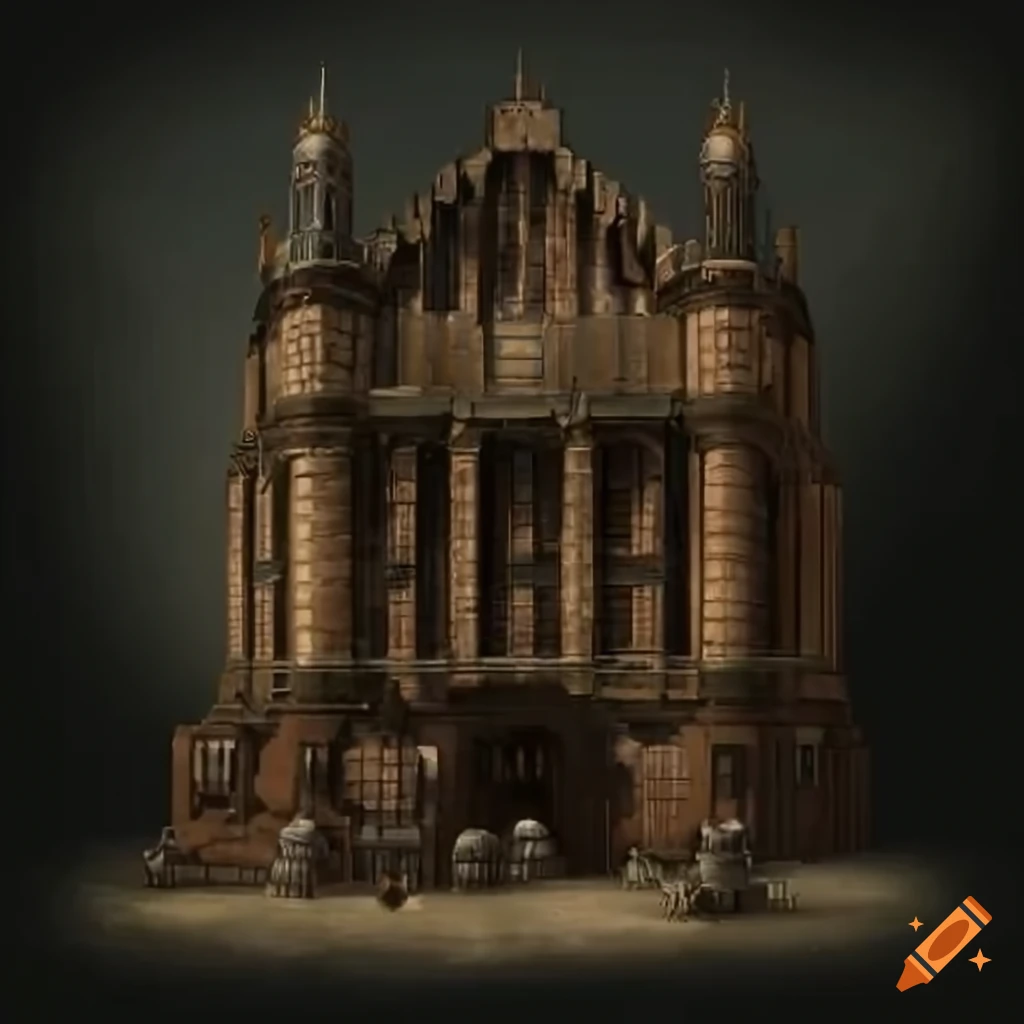 Medieval military fantasy building design