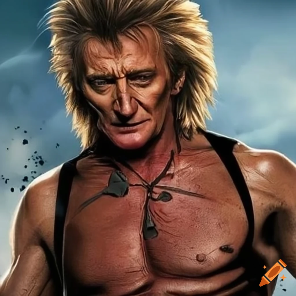 Rod stewart as wolverine on Craiyon
