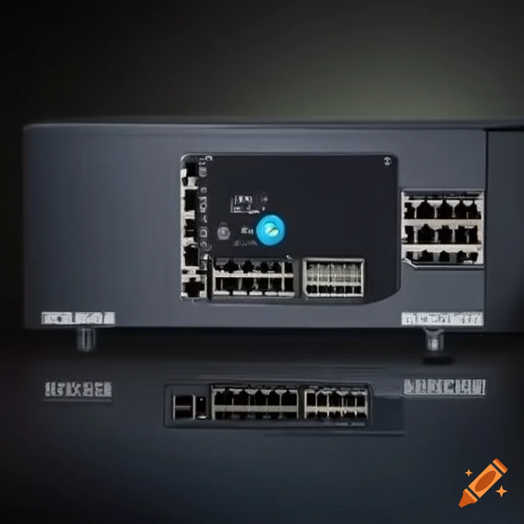 Network switch device on Craiyon