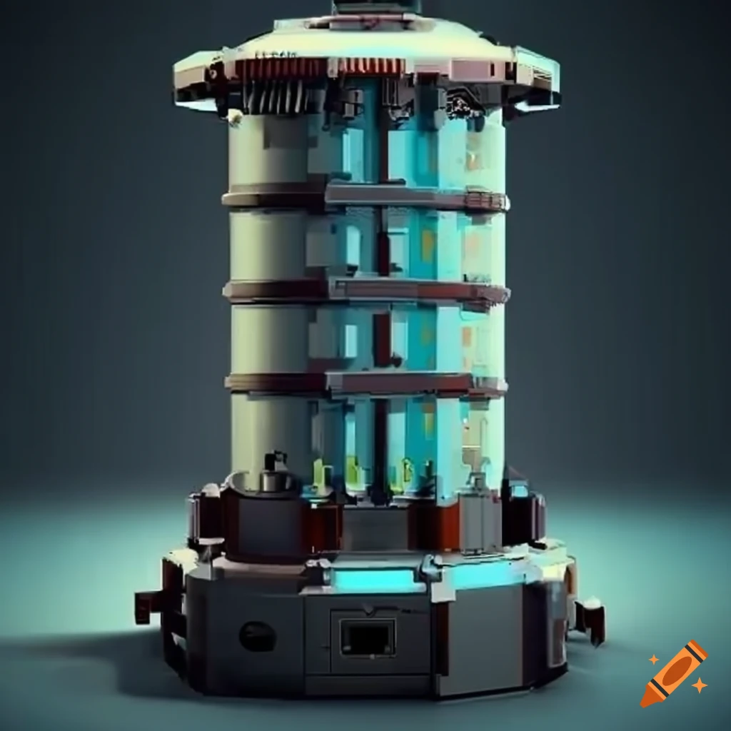 Realistic small modular reactor on Craiyon