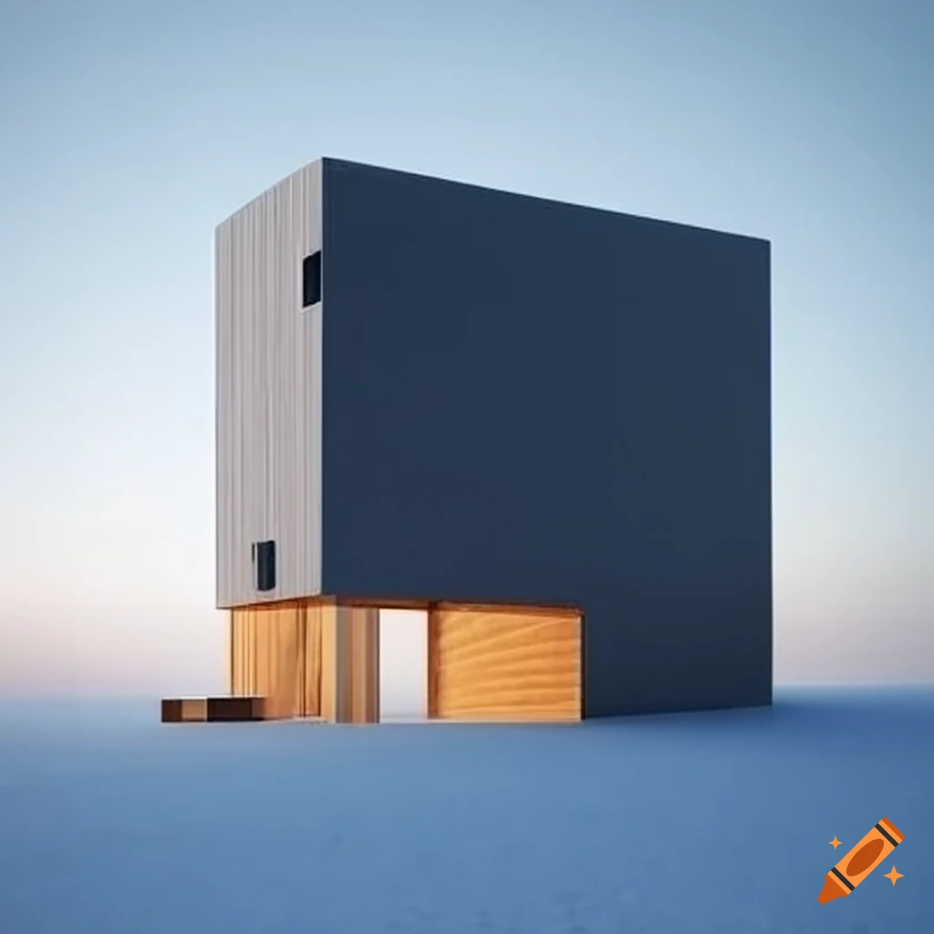Minimalist nordic tower cabin architecture
