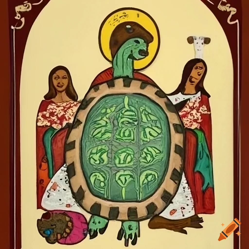 Image of a blessed turtle