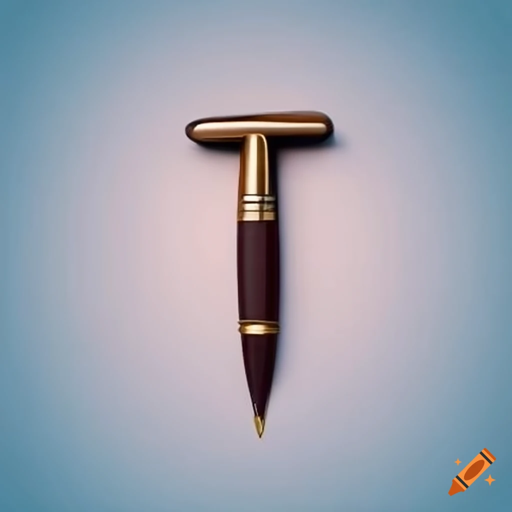 T-shaped pen on Craiyon