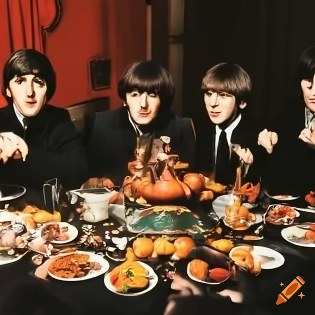Commemorative coin of the beatles on Craiyon