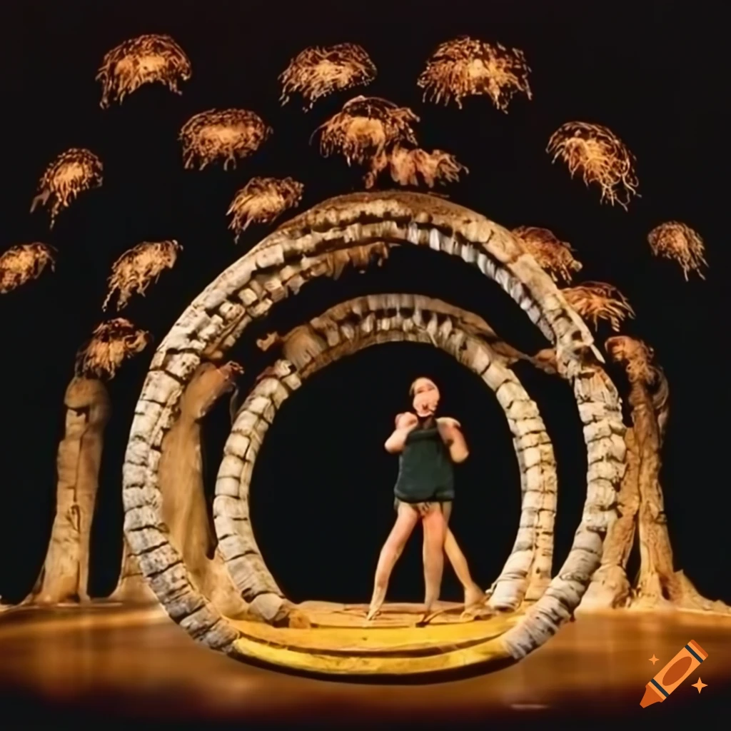 The Singing Ringing Tree sculpture on Craiyon