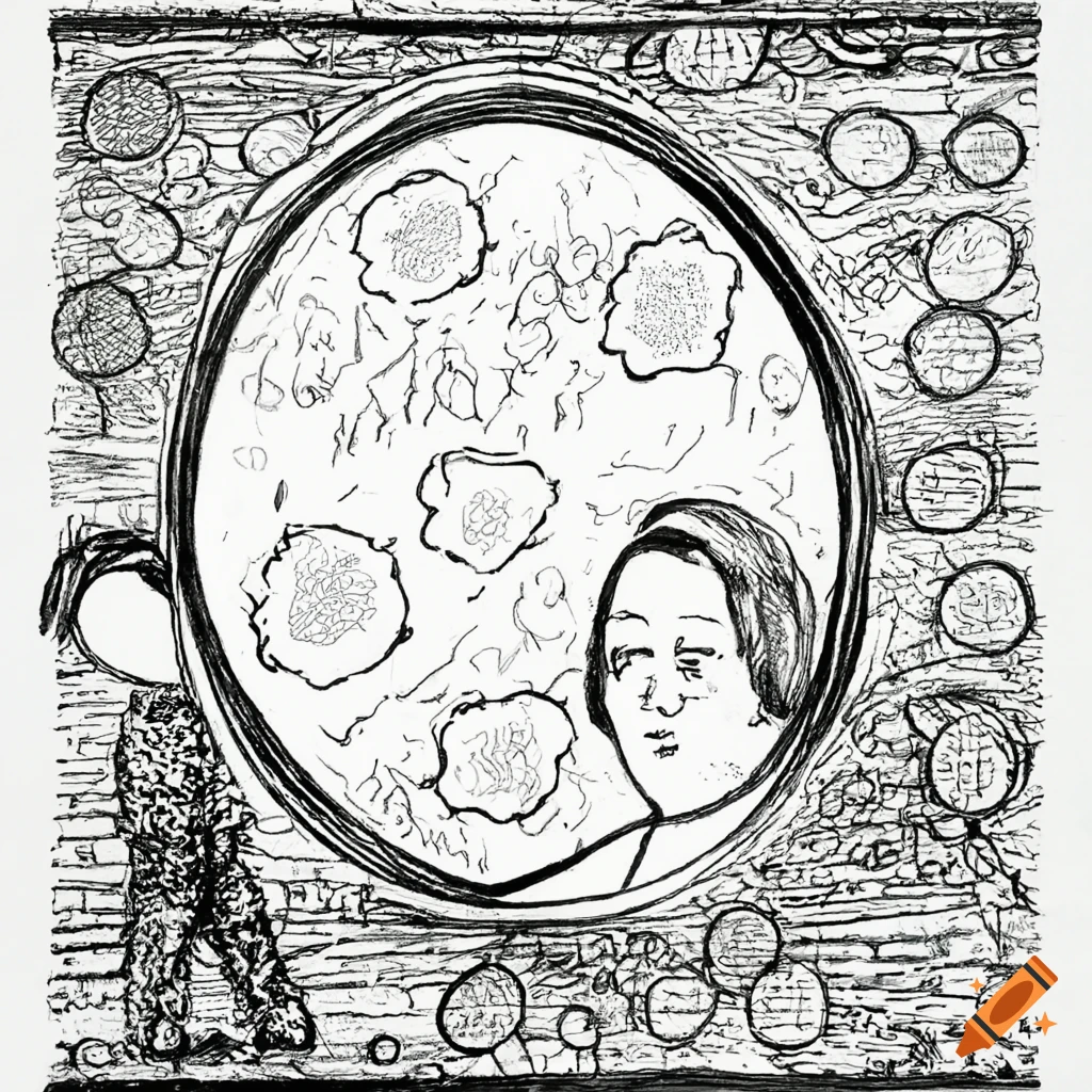 Doodle of a house with thought bubbles and a person contemplating on ...