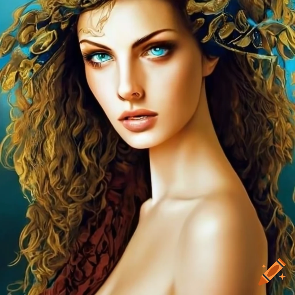 Beautiful representation of goddesses on Craiyon