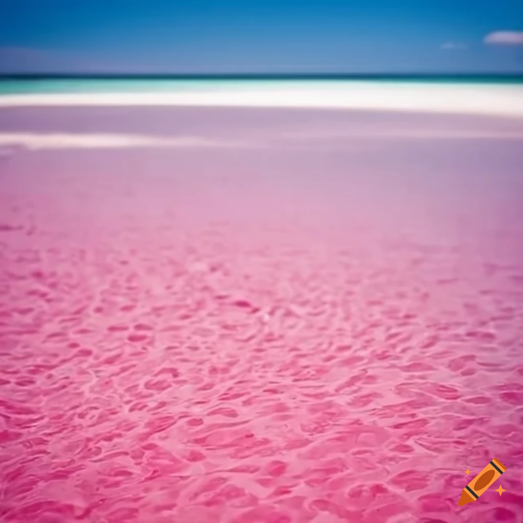 Pink river landscape in australia on Craiyon