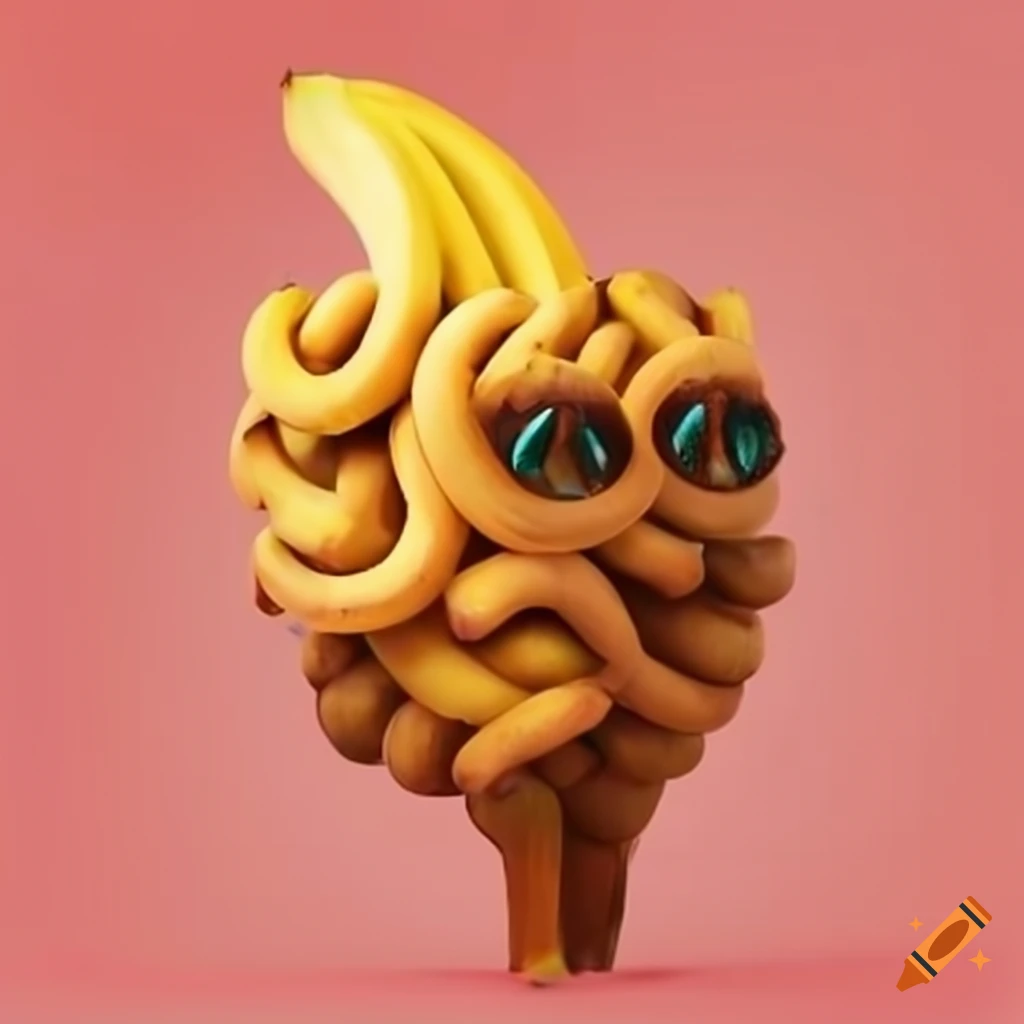 Banana side-scroller game concept on Craiyon