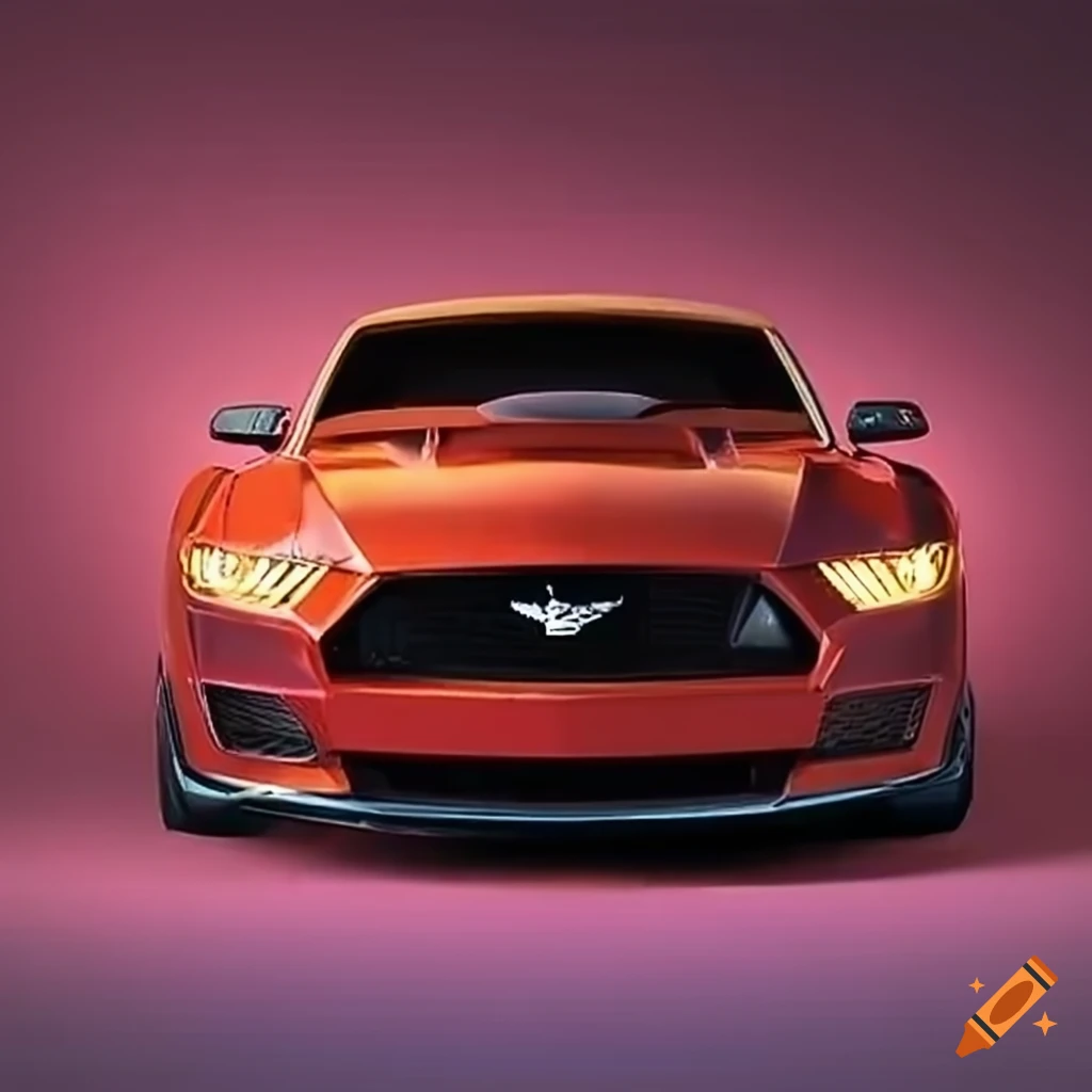 Mustang car on Craiyon