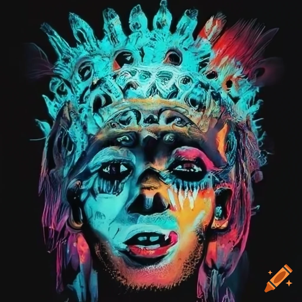 Funk metal album cover on Craiyon