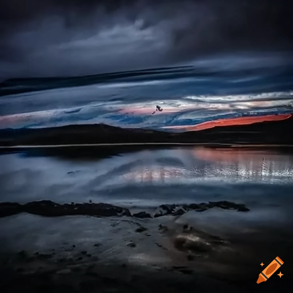 Concept art of waking up alone in a deserted world