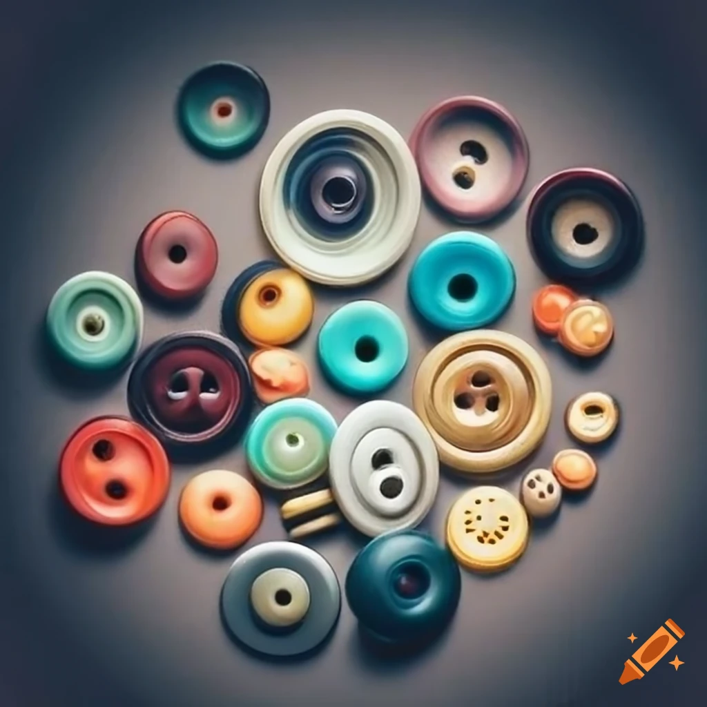 Newspaper buttons design