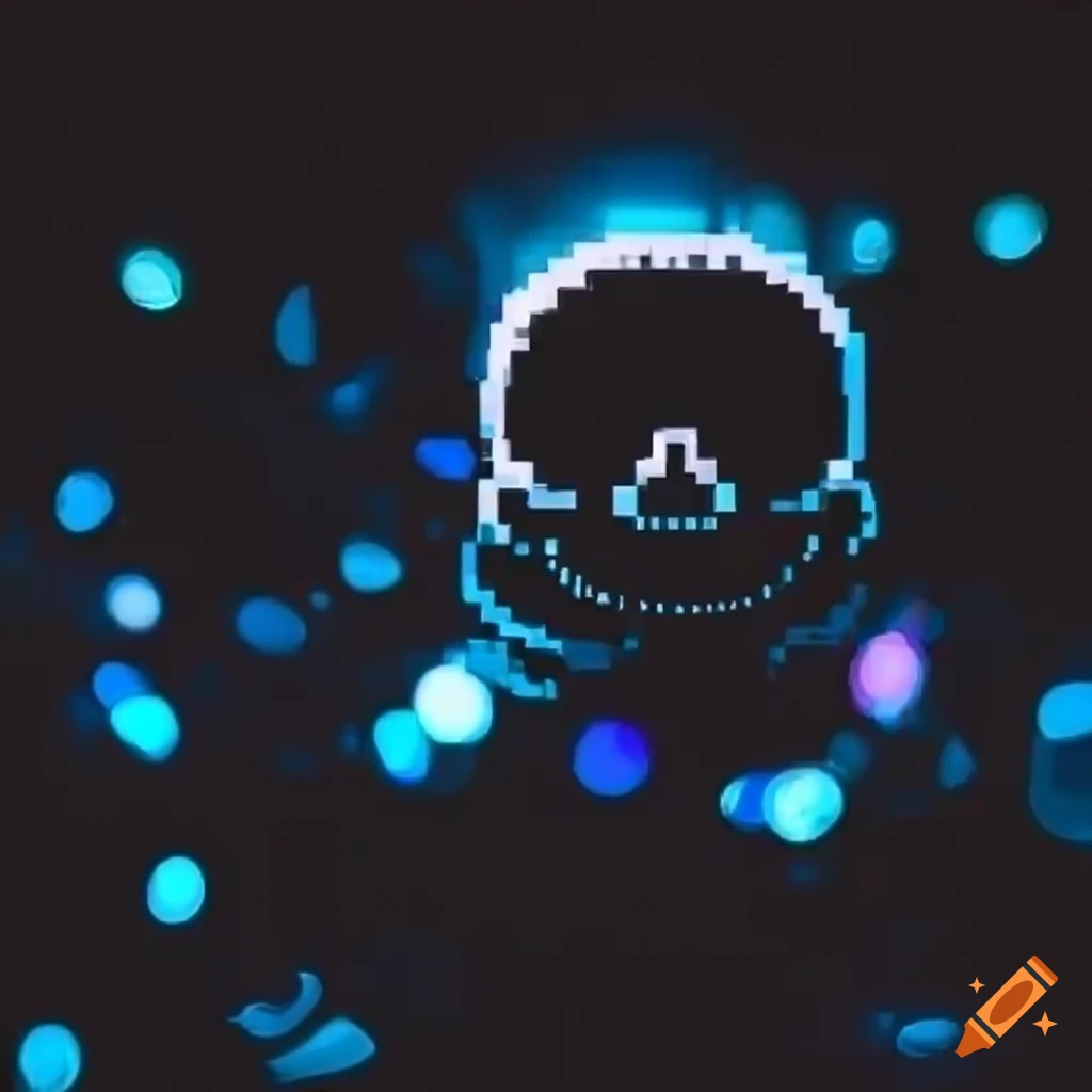 Illustration of sans from undertale
