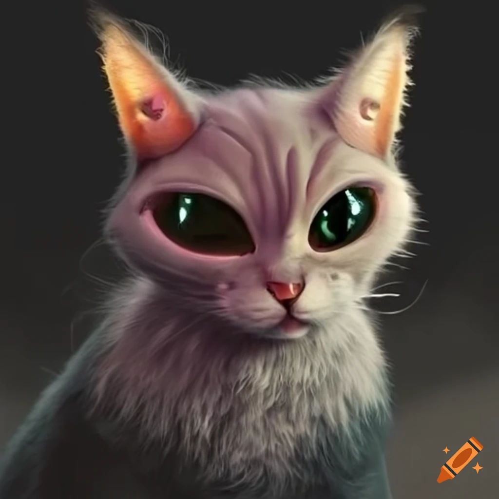 Image of a furry alien cat
