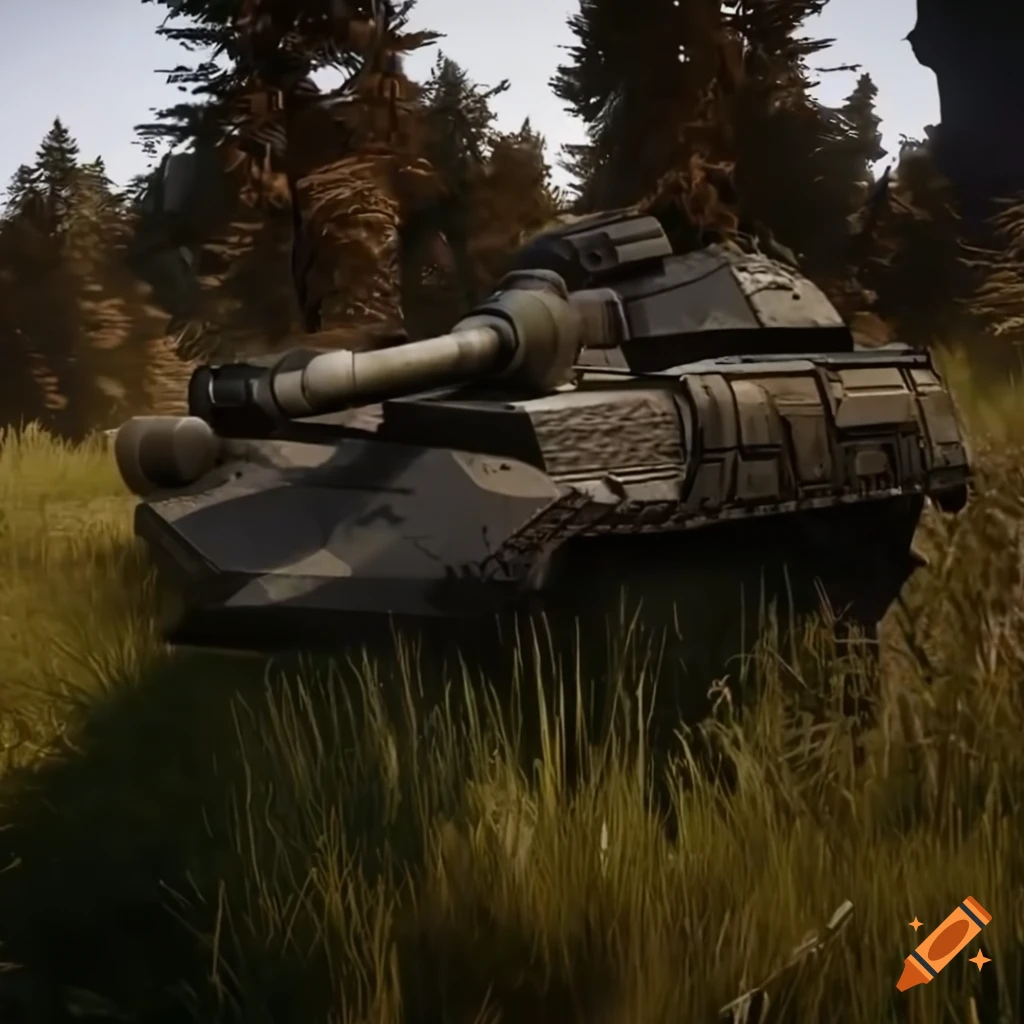 Rust tank from the PC game on Craiyon